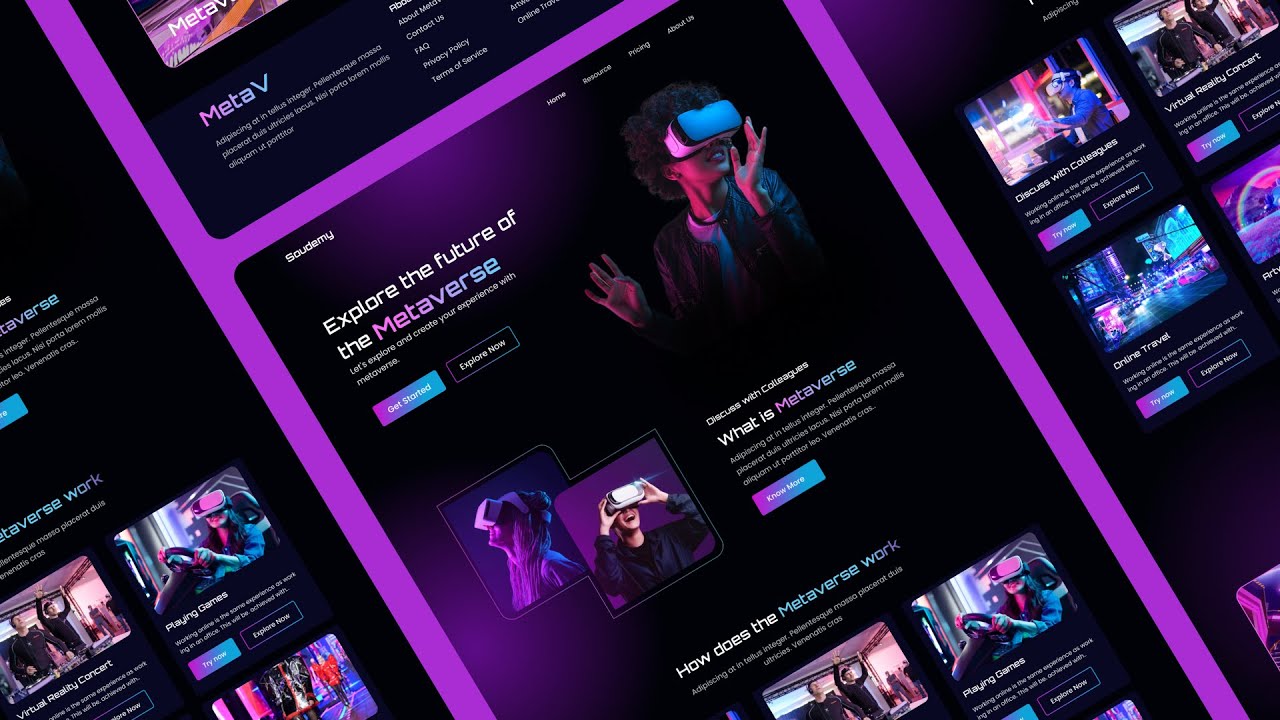 Metaverse UI Design In Figma | Figma Tutorial For Beginners - YouTube