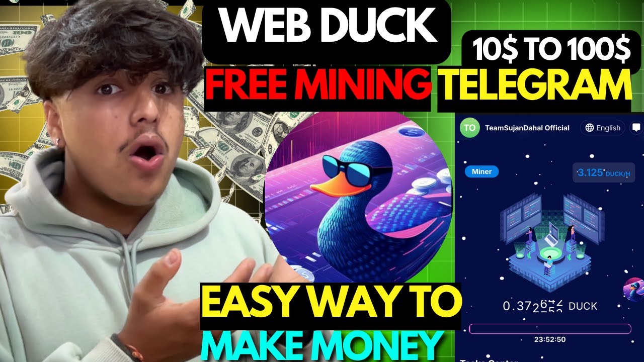 DUCK Protocol Free Mining | DuckWithdrawal Mining | Duck Telegram free ...