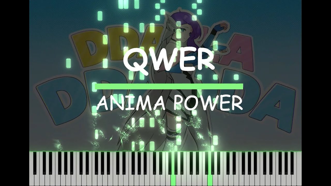 QWER - ANIMA POWER 동물특공대 Piano ver. [League Of Legends] / 피아노 악보 - YouTube