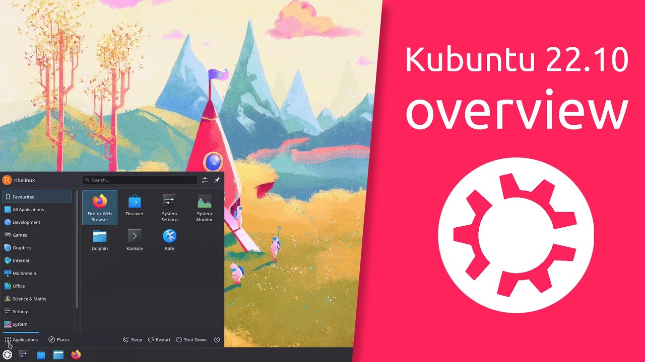 Kubuntu 22.10 overview | making your PC friendly - YouTube