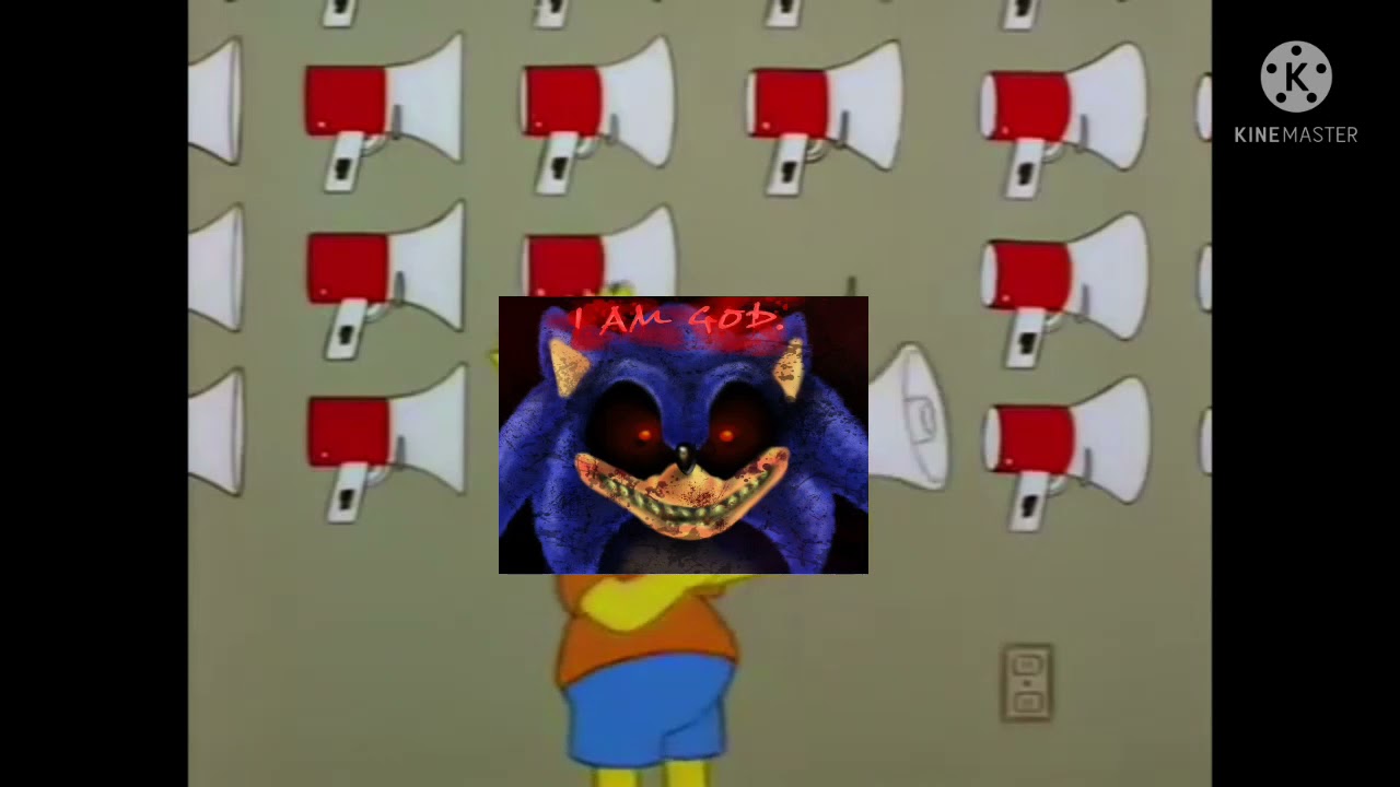 Sonic Exe Scream In 3:00 AM Megaphone (Warning Loud) - YouTube