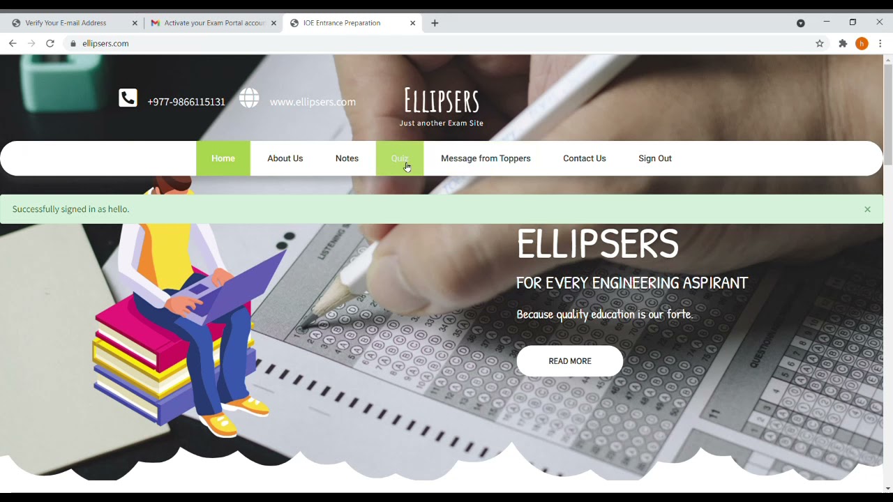 how to give free mock test(CBT-computer based test) for ioe entrance in ...