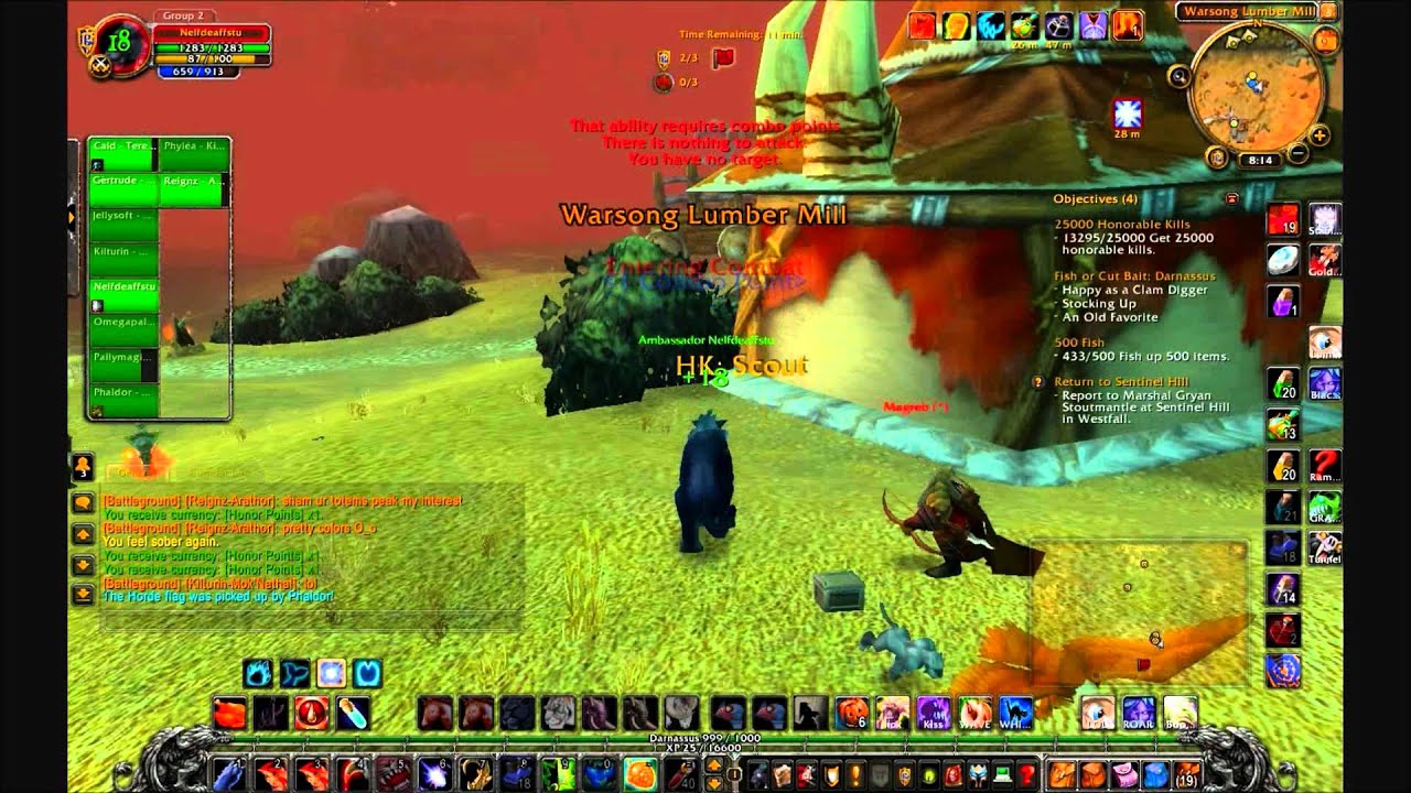 [F2P WoW] - Feral Druid; Nelfdeaffstu (of Daggerspine) LV 20 Druid ...