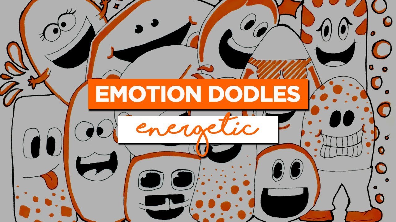 Doodle Journal - Emotion Doodles (ENERGETIC) - YouTube