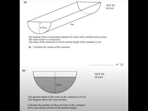 IGCSE Maths - Challenging Mensuration Problem (Paper 4) - YouTube