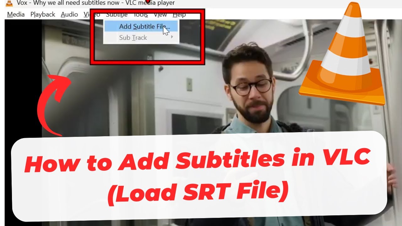 How to Add Subtitles in VLC (Load SRT File) - YouTube