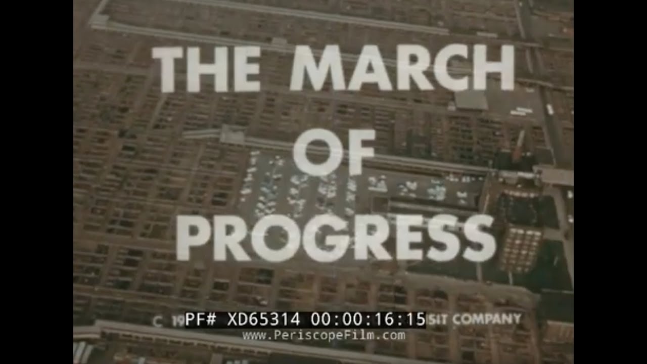 " THE MARCH OF PROGRESS " UNION STOCK YARD, CHICAGO BEEF CATTLE & PORK ...