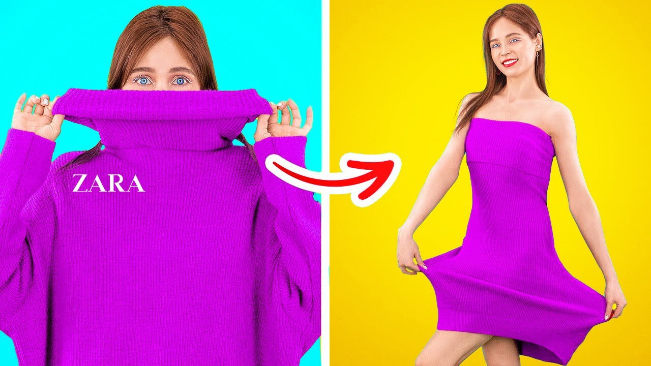 TRANSFORMACIÓN EN POPULAR || Trucos y Hack de Ropa Geniales para Chicas Populares por 123 GO ...