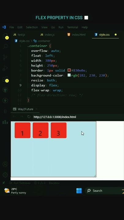 what is display flex in CSS coding how to work display flex in CSS ...