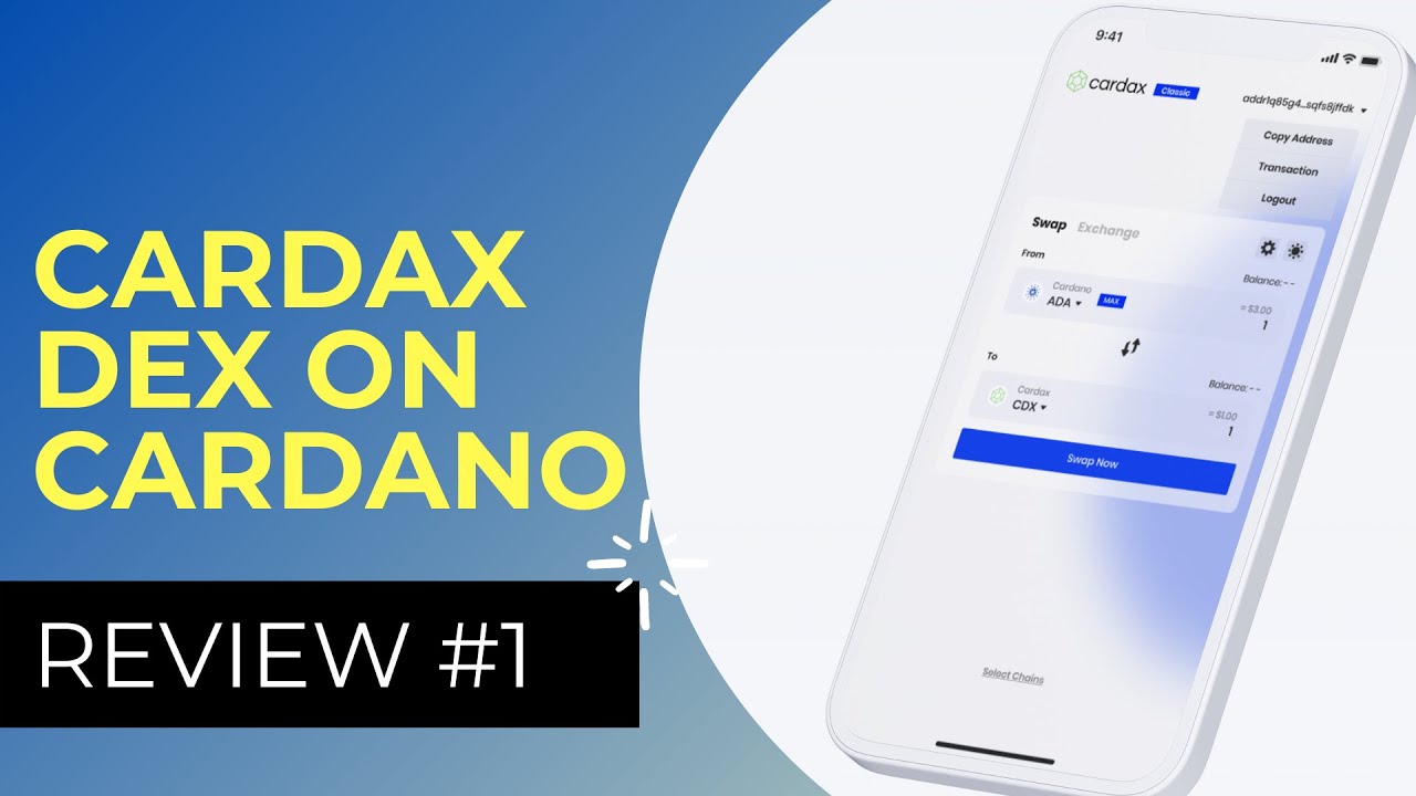 Cardano DEX Cardax - Best Decentralized Exchange on Cardano Blockchain ...