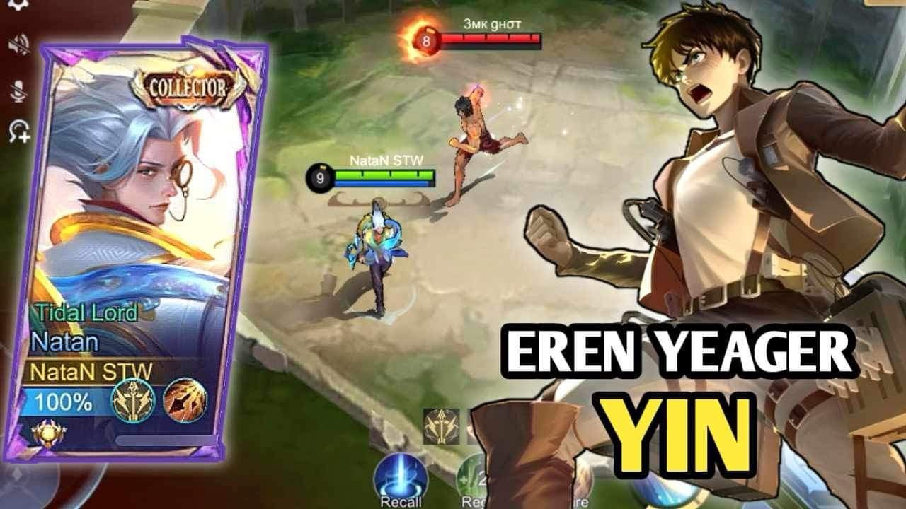 I FINALLY MET EREN YEAGER ( YIN ) MLBB - YouTube