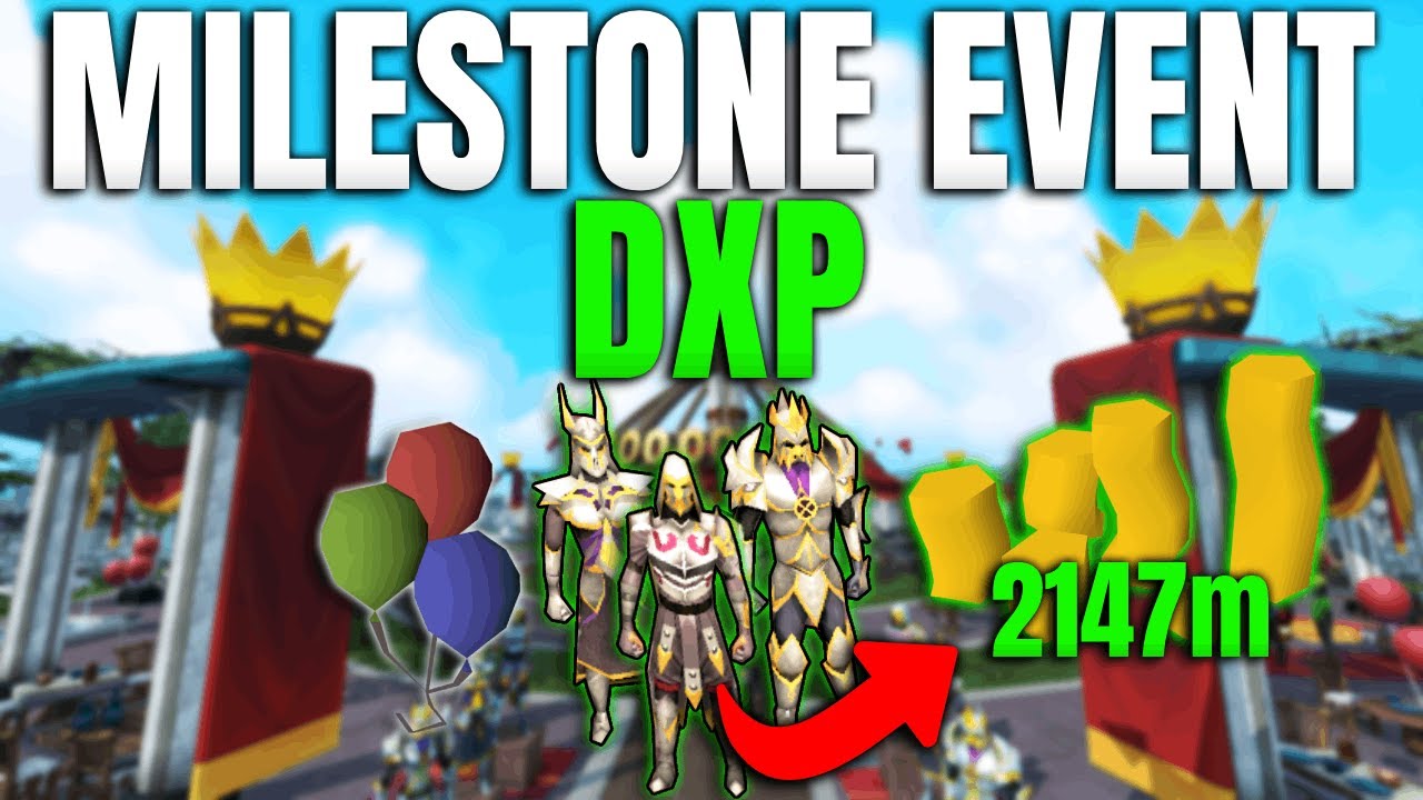 HUGE Milestone Event - Runescape 3 - RS3 Event - YouTube
