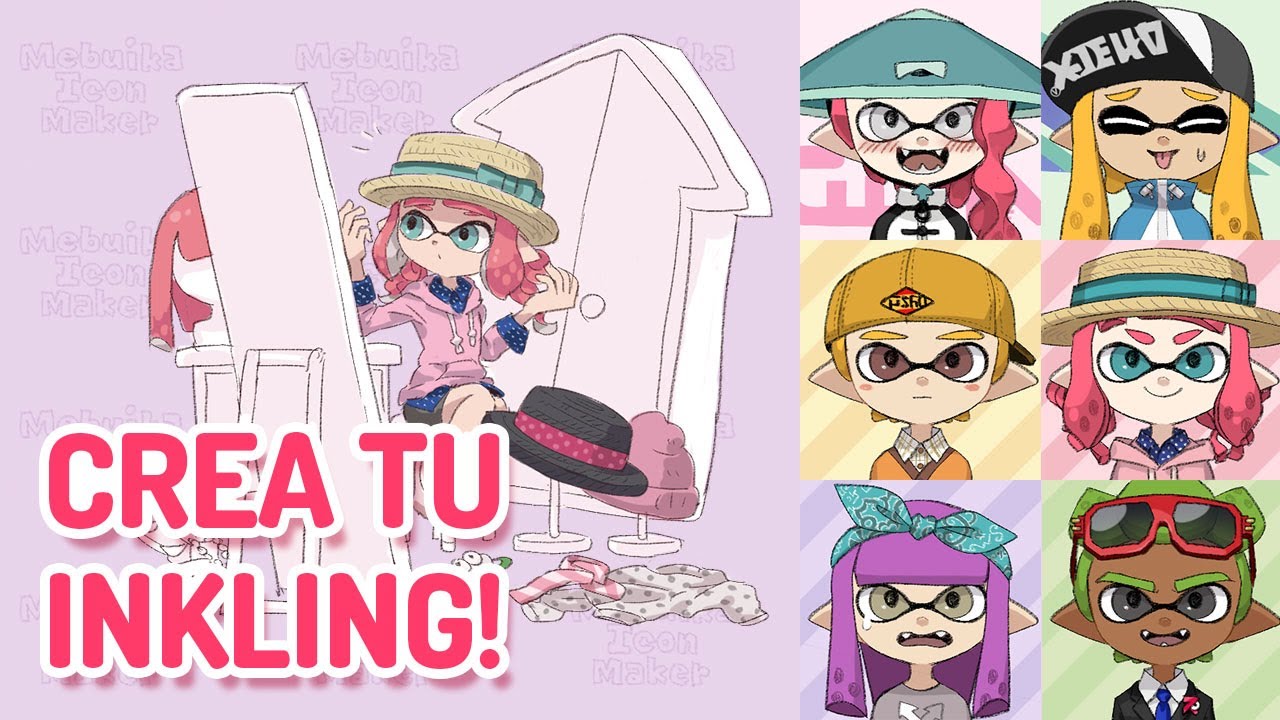 CREA TU PROPIO AVATAR INKLING DE SPLATOON! TUTORIAL - YouTube
