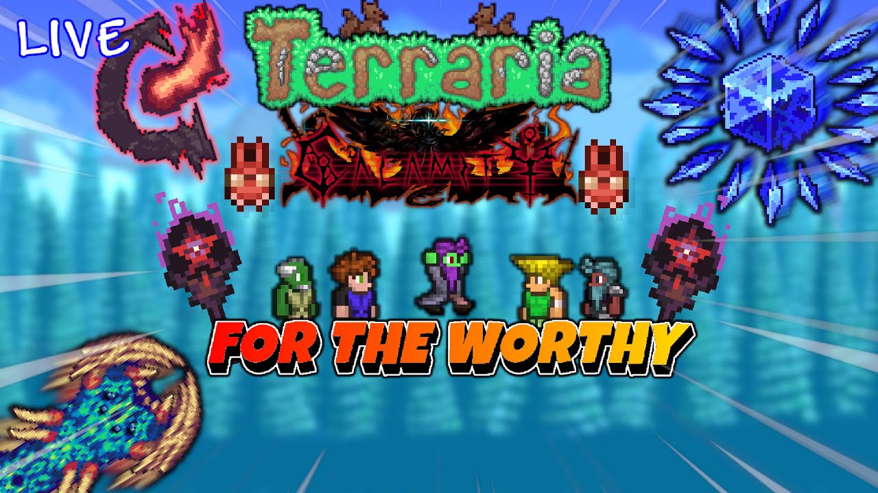 Five Idiots VS Cryogen | FTW Master Death Mode | Terraria Calamity ...