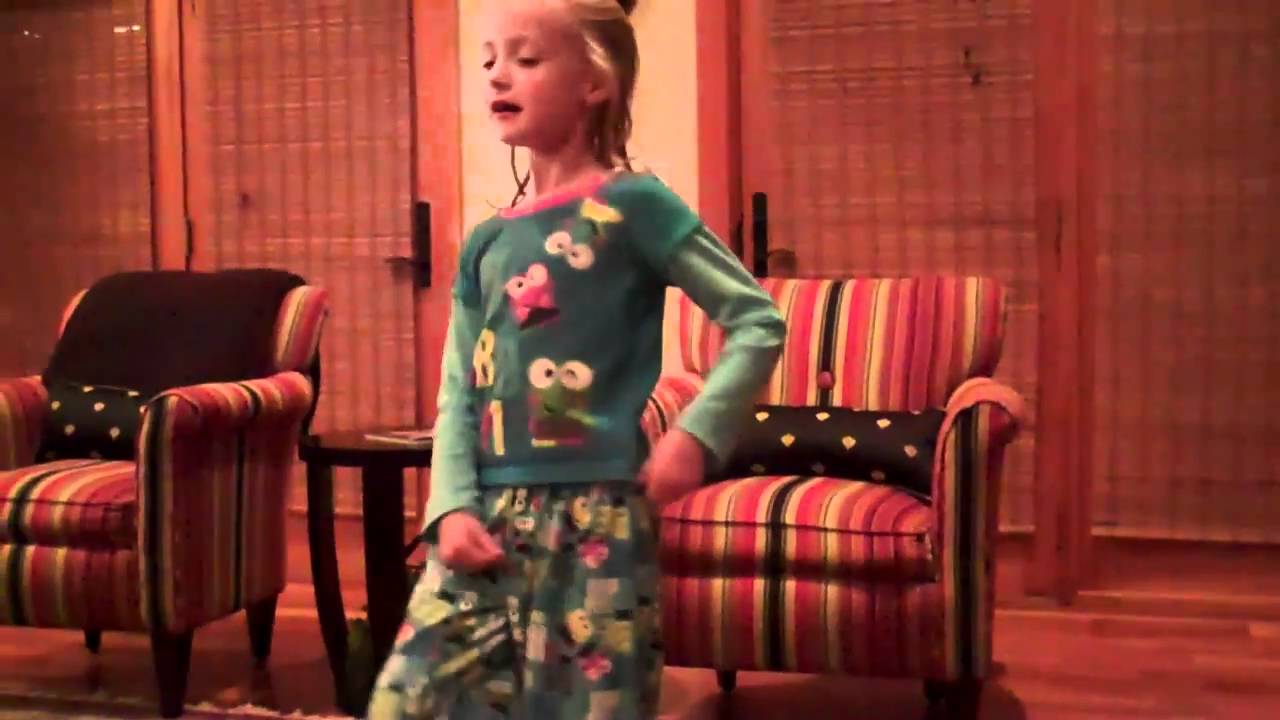 Madeline Dancing to "You Spin My Head Right Round" - YouTube