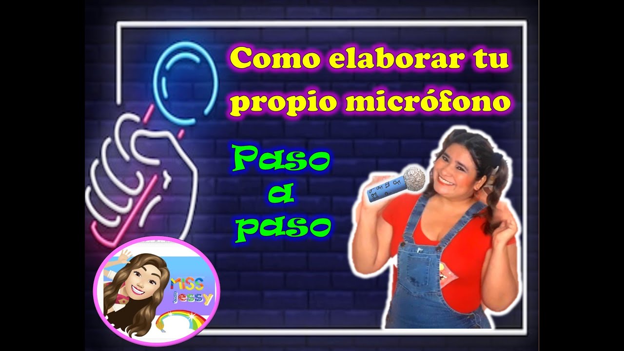 Cómo hacer un micrófono con material reciclado. - YouTube