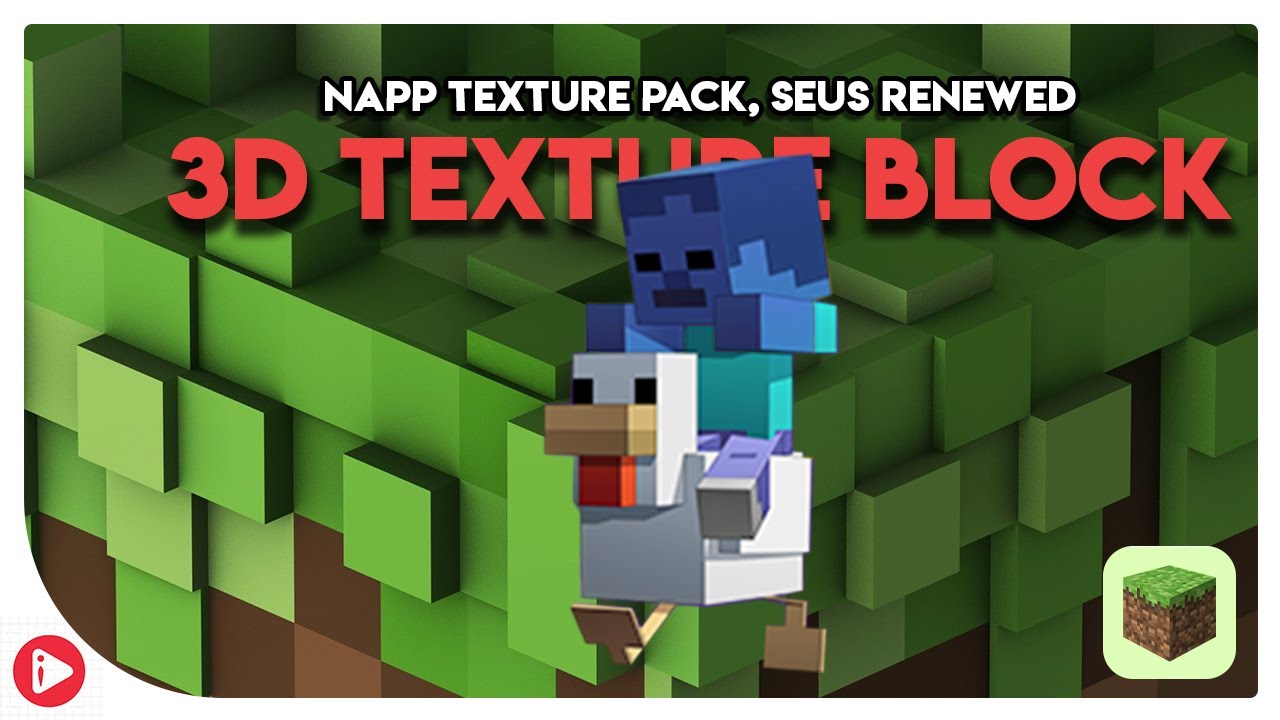 Minecraft Mod Realistic 3D Block Texture 2021 ft. NAPP x SEUS - YouTube