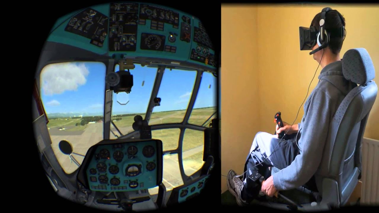 DCS World 1.2.8 Beta Oculus Rift support (DK1) - YouTube