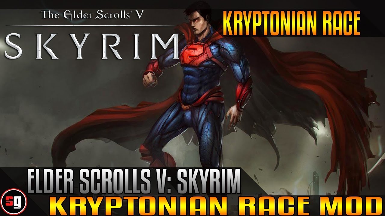 Skyrim - Kryptonian Race Mod - YouTube