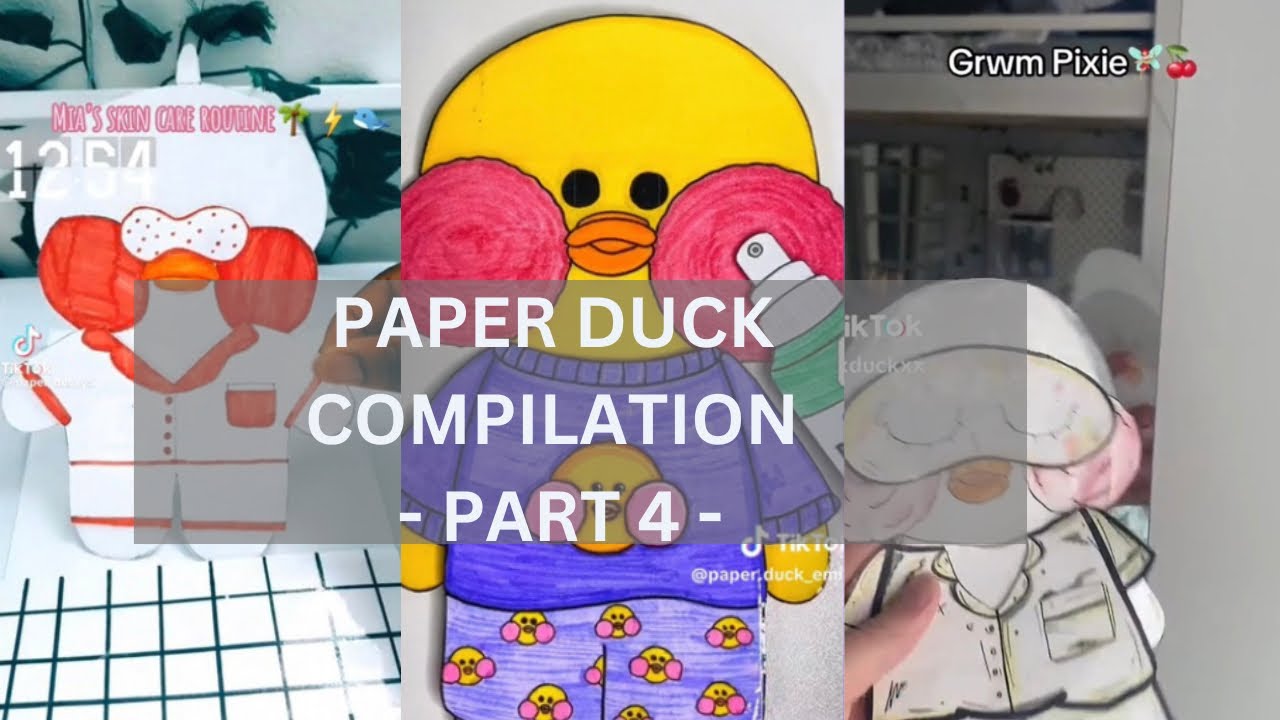 PAPER DUCK COMPILATION PART 4 | Chill music - YouTube
