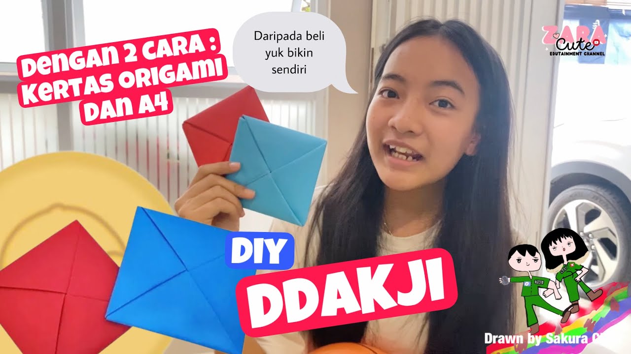 How to Make DDAKJI | DIY Permainan di Squid Game dengan 2 Cara - Kertas ...