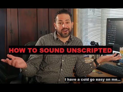 How to Give an Unscripted Speech - YouTube