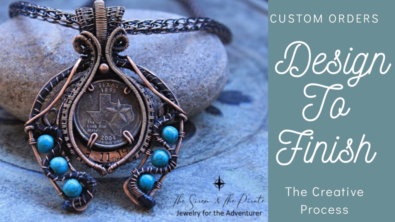 How I do a custom jewelry order | My process - YouTube