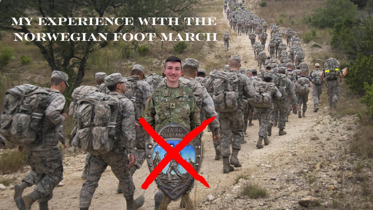 My Experience With The Norwegian Foot March | Army Storytime - YouTube