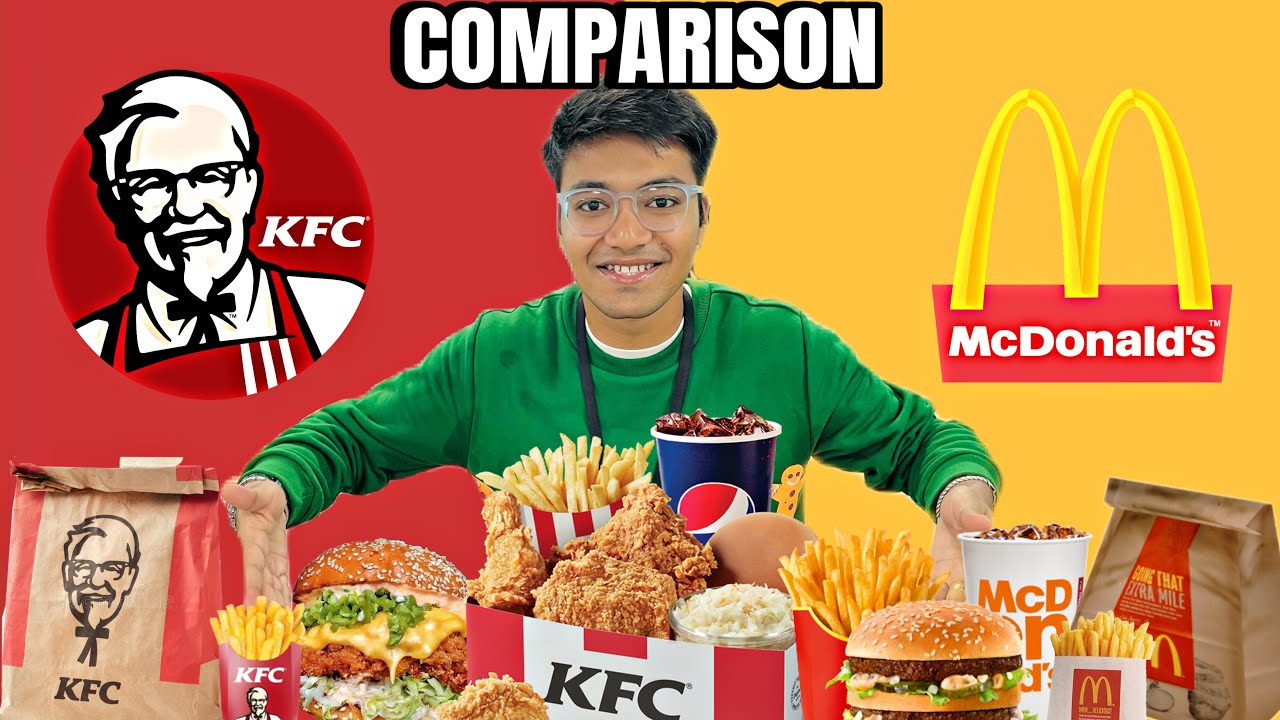 KFC VS McDonalds Food Challenge | Value For Money Meals Comparison ...