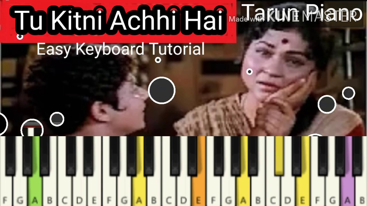 Tu Kitni Achhi Hai Easy Keyboard Tutorial - YouTube