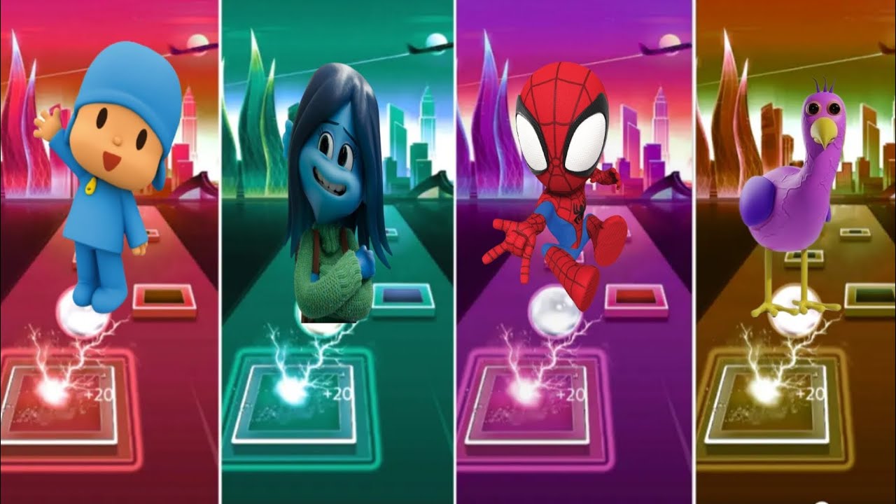 POCOYO🆚Ruby Gillman🆚Spider Man Across🆚Opila Bird💫Who is best?? - YouTube
