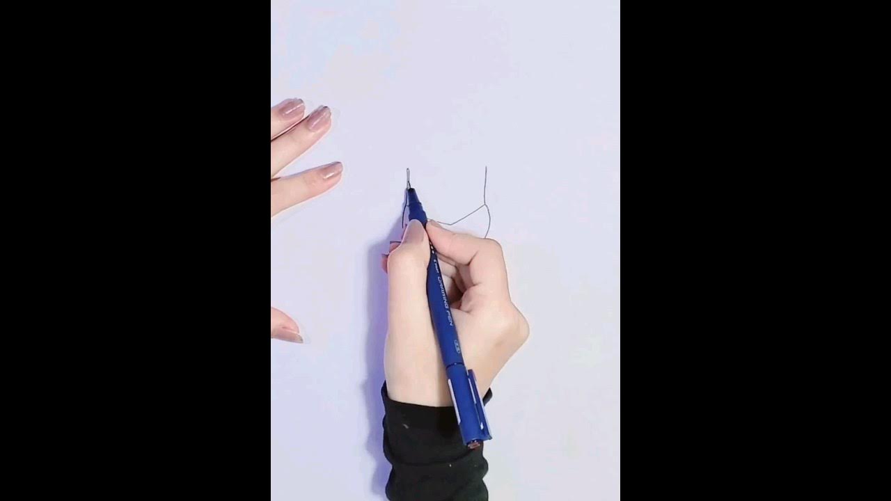 How to draw a bra with easy fast way كيفية رسم حمالة صدر بطريقة سهلة ...