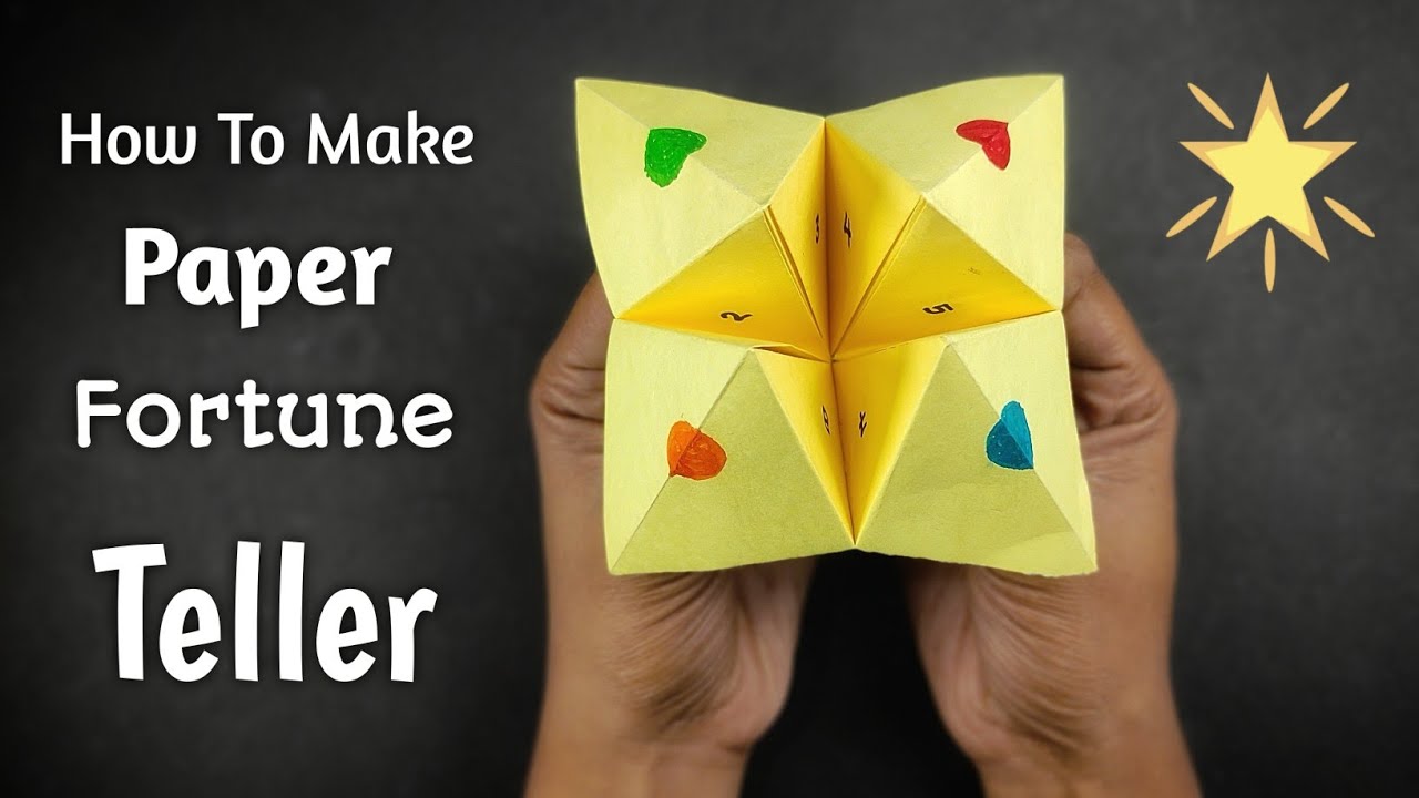 How to make a Paper Fortune Teller -Easy Origami | Paper craft | DIY ...
