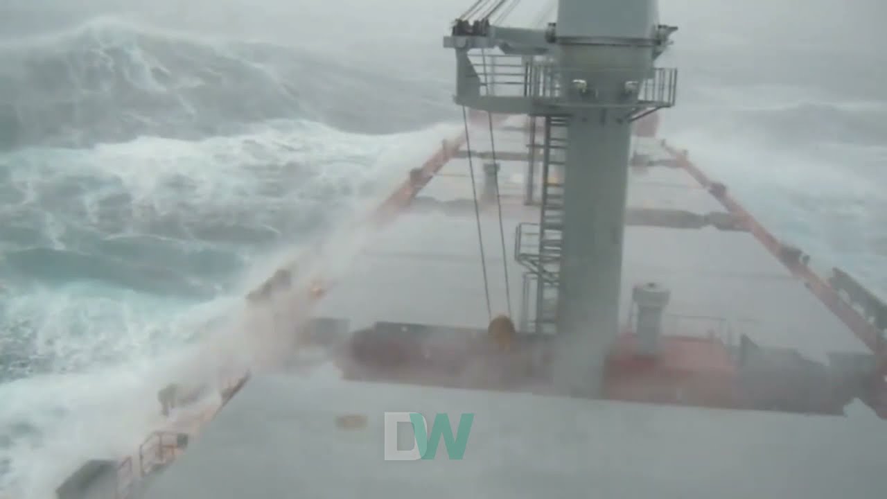 Ship In Storm At Sea Video⚠️⚡️ - YouTube