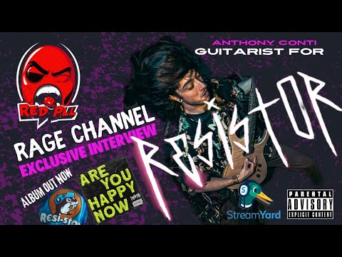 RED PILL RAGE PODCAST interview # 1 with anthony conti guitarist for ...