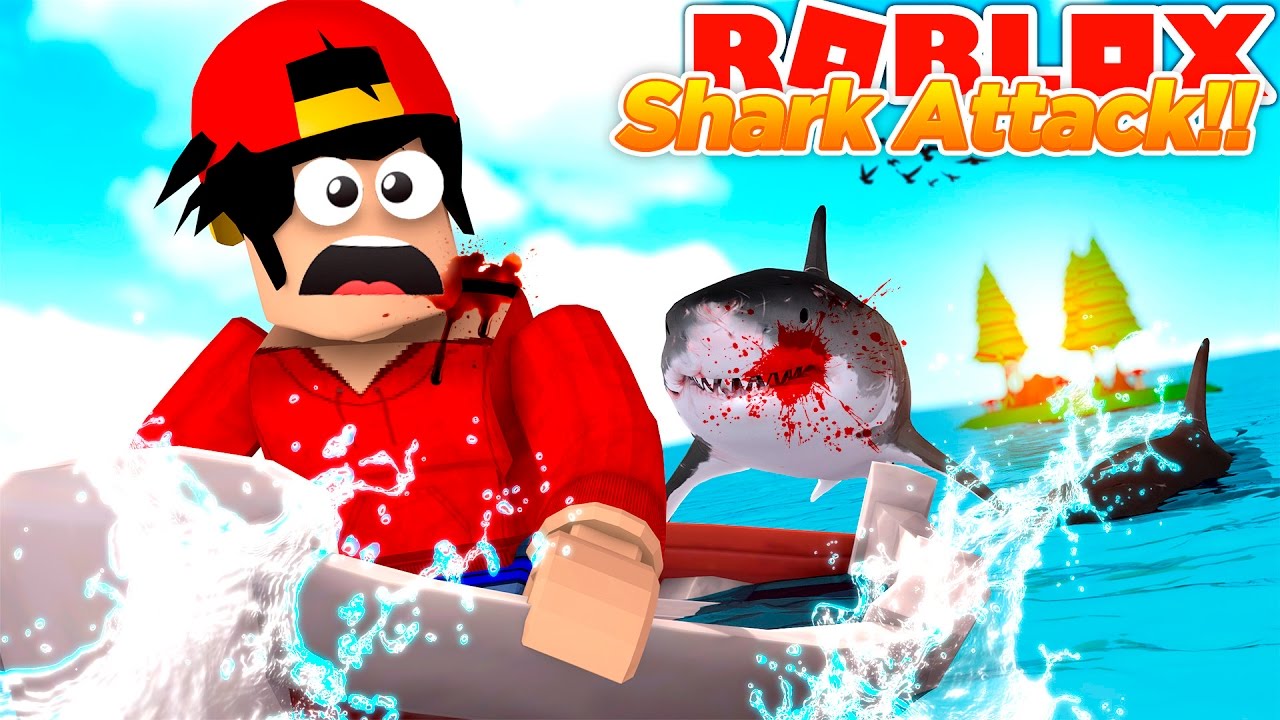 ROBLOX Adventure - NEW SHARK ATTACK GAME IN ROBLOX!! - YouTube