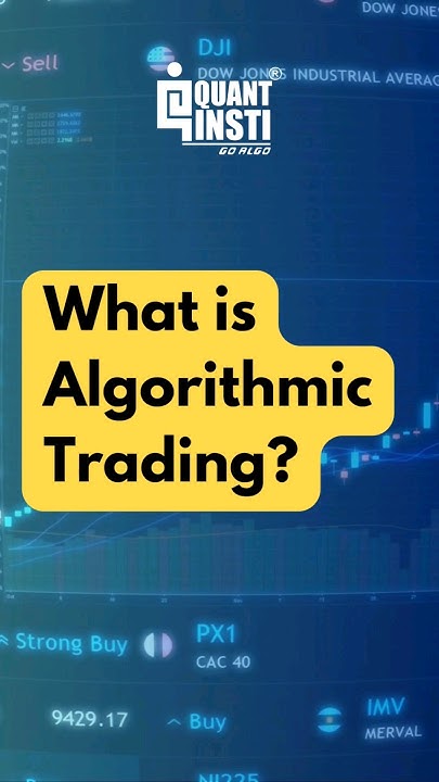 Algo Trading explained in 1 minute | What is Algorithmic Trading? #algorithmictrading # ...