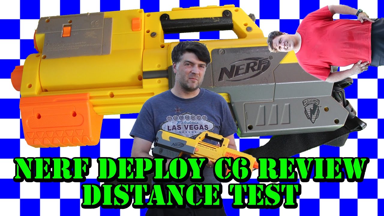 Nerf Gun Review: Nerf Deploy CS 6 - Flake and Flosh - YouTube