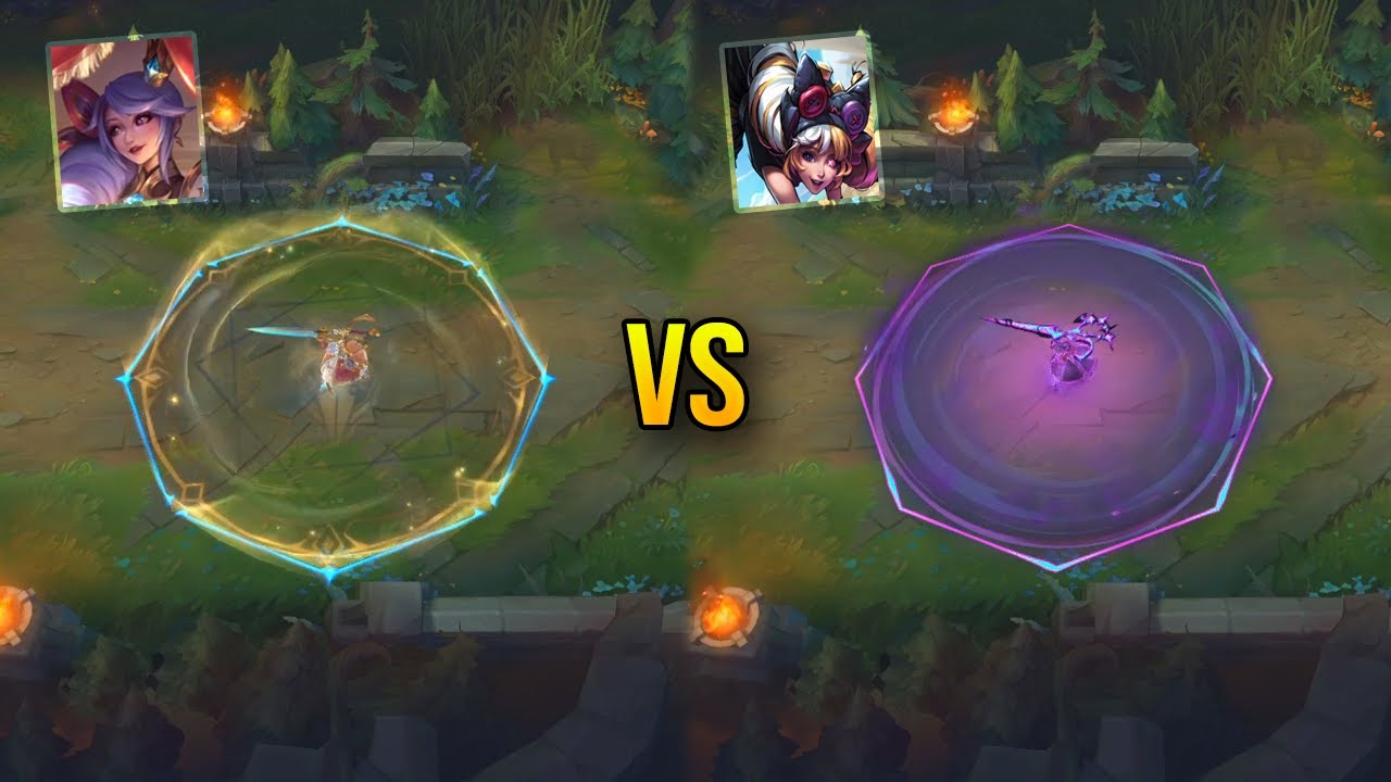 Battle Queen Gwen vs Soul Fighter Gwen Skin Comparison - League of ...