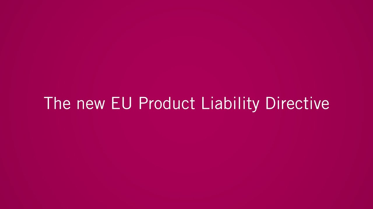 Product Liability Directive part 3: Disclosure obligations - YouTube