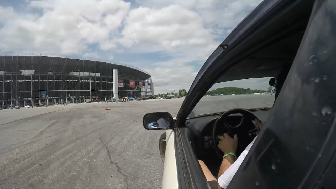 240SX - First State Drift II - Dover Downs Raceway - YouTube