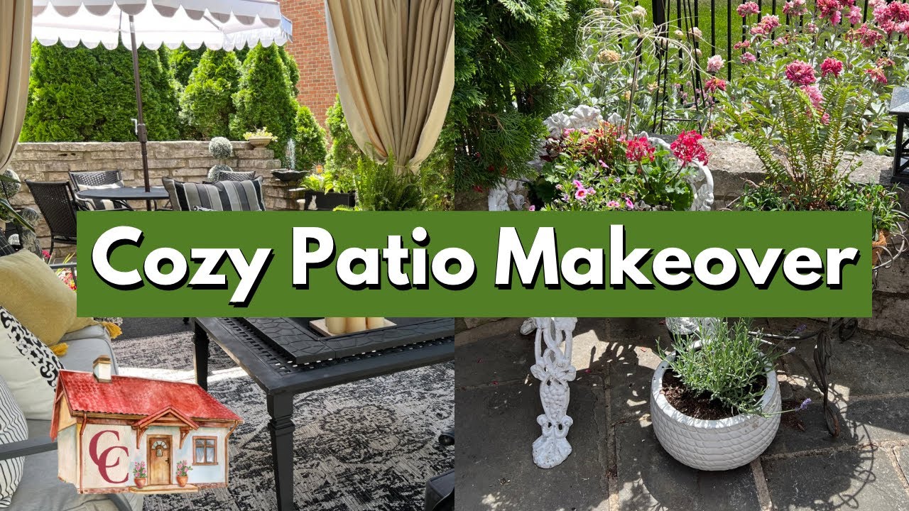 COZY PATIO MAKEOVER: 10 Ideas to Enhance Your Outdoor Living - YouTube