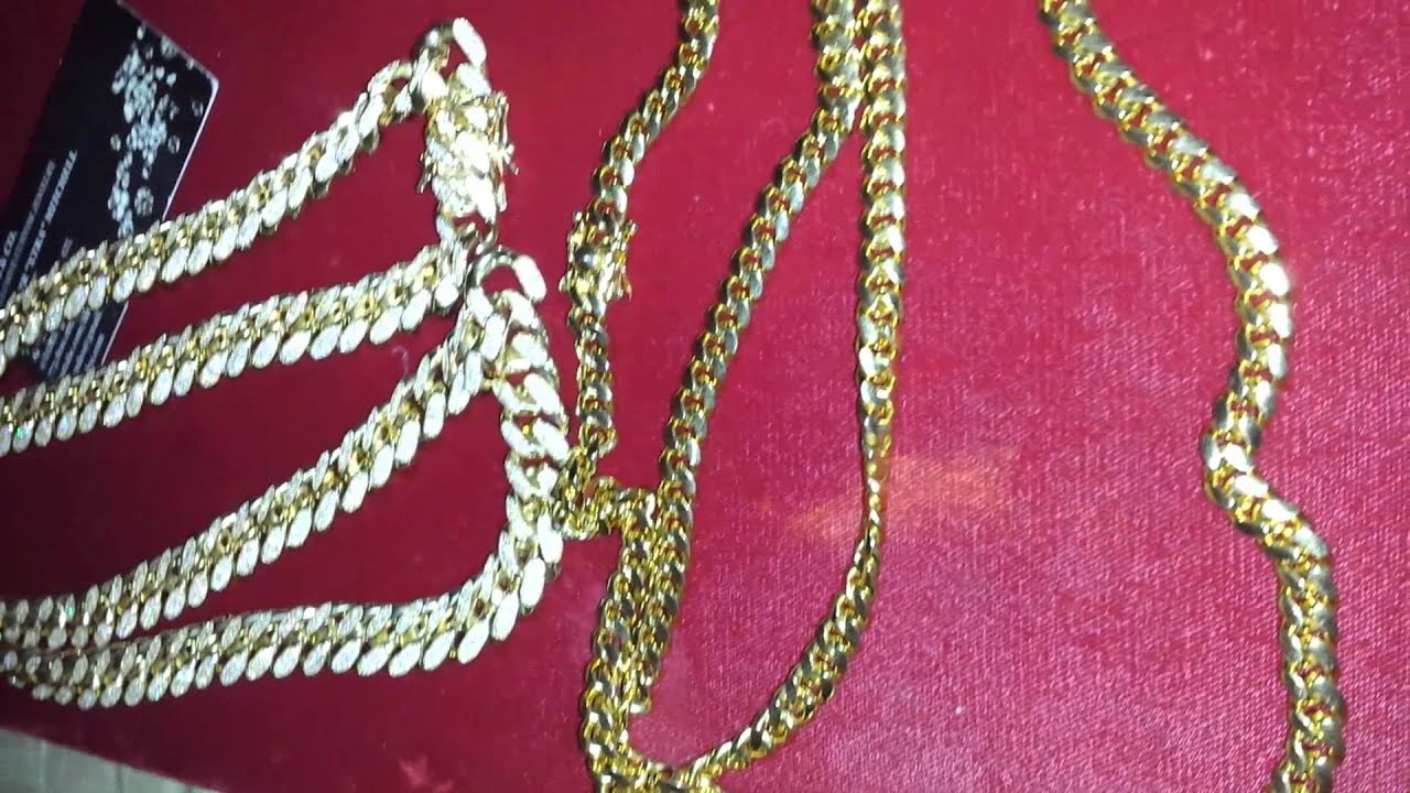 gold plain Miami cuban link instagram @iamxtra - YouTube