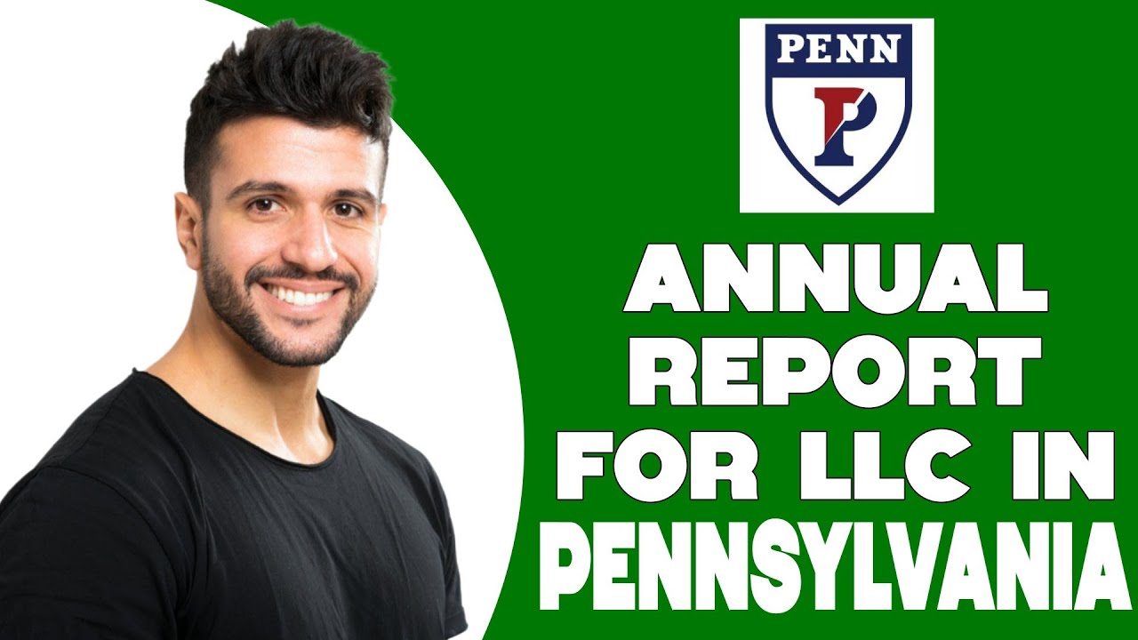 How To File Annual Report For LLC In Pennsylvania - YouTube