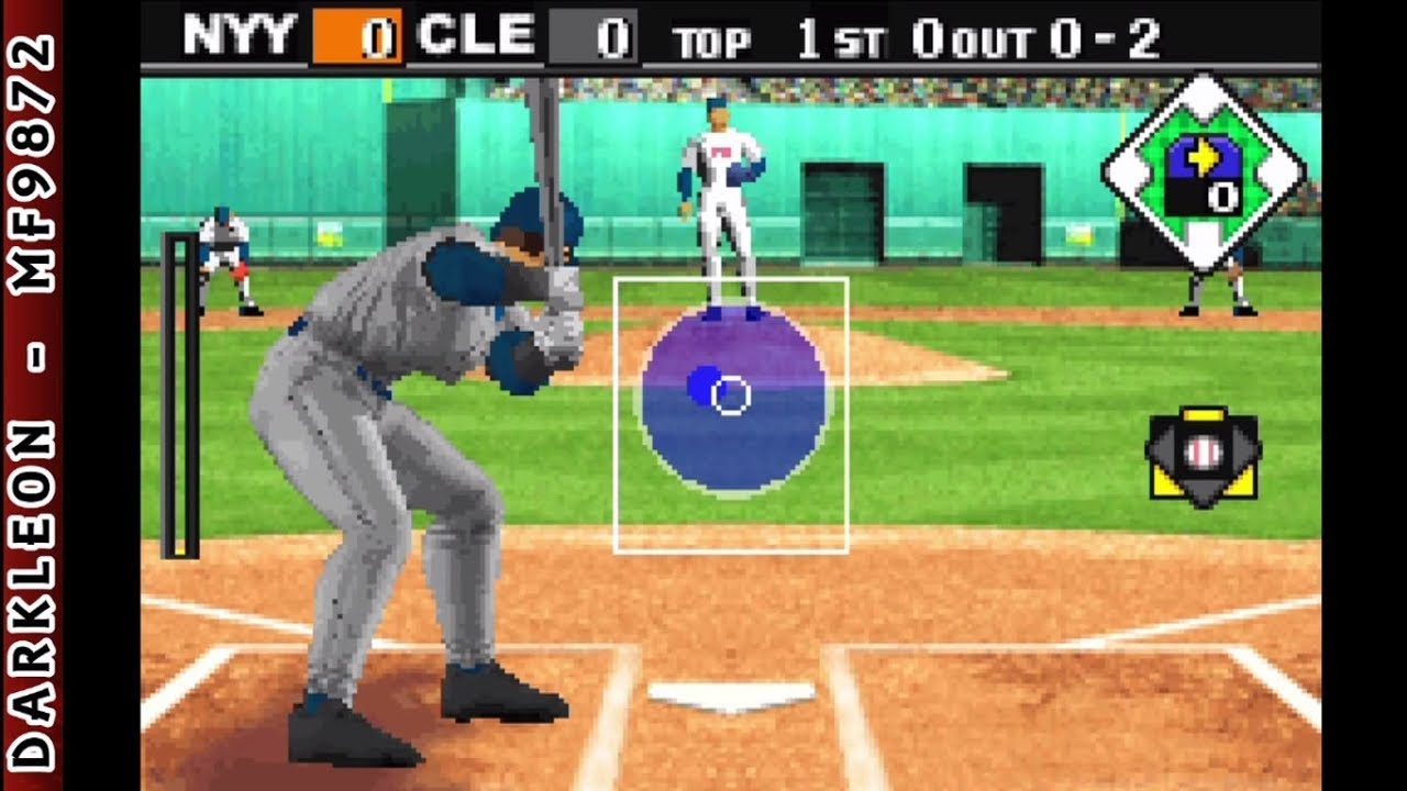 Game Boy Advance - Baseball Advance © 2002 THQ - Gameplay - YouTube
