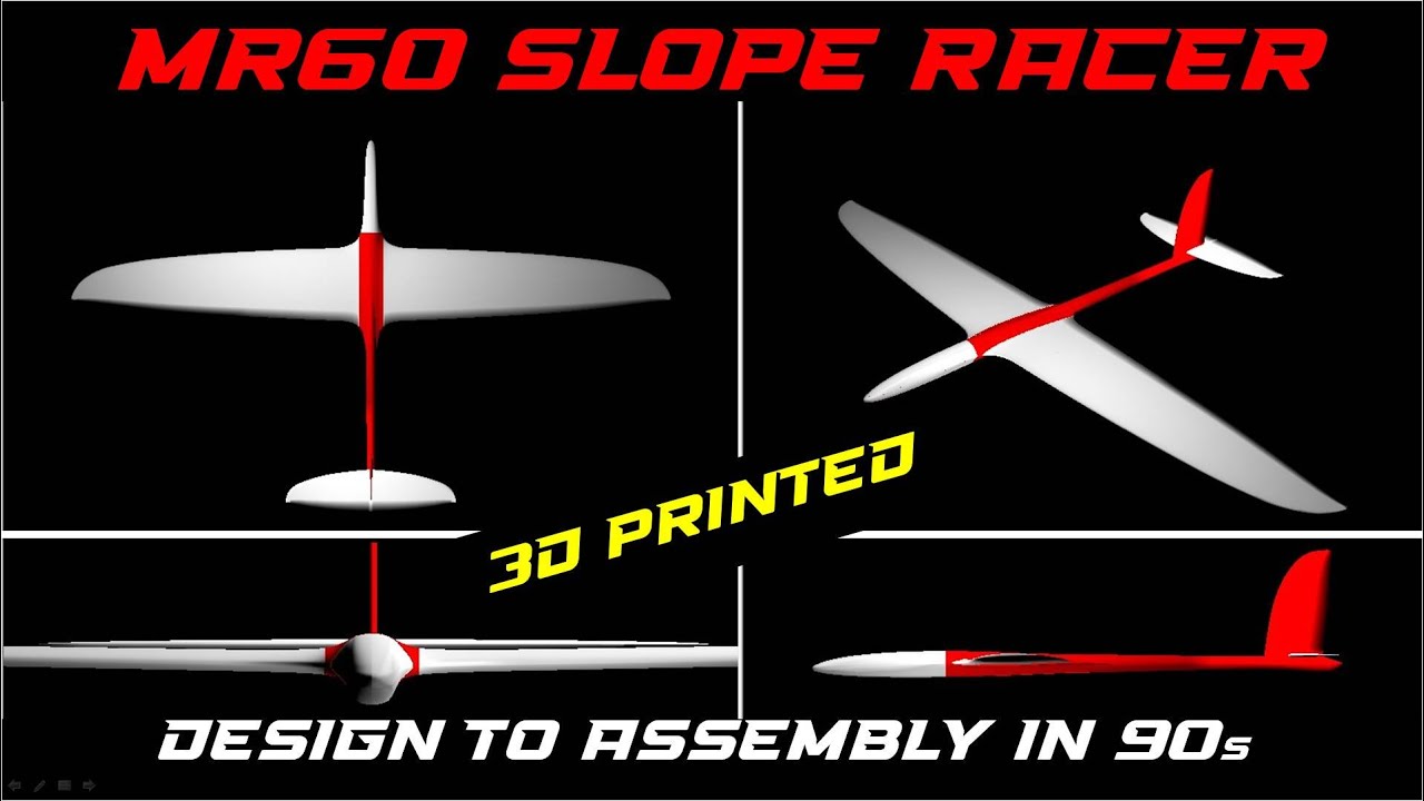 MR60 Slope Racer - From Design to Assembly in 90 Seconds - YouTube