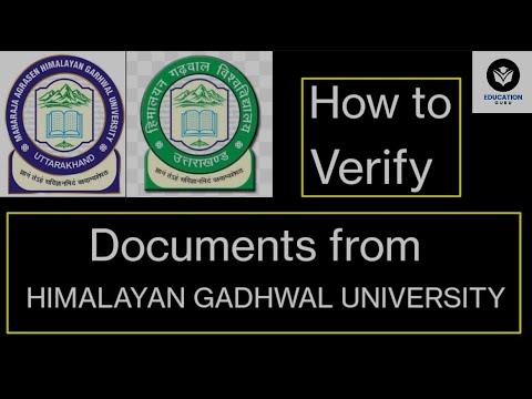 How to Verify documents from Maharaja Agarsen Himalayan Gadhwal ...