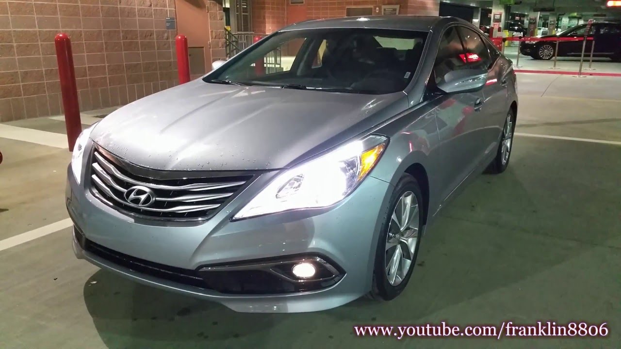 Short Look: 2016 Hyundai Azera Walkaround & Start-up in 4K - YouTube