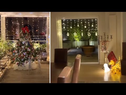 La splendida casa di Alessia Marcuzzi addobbata per il Natale