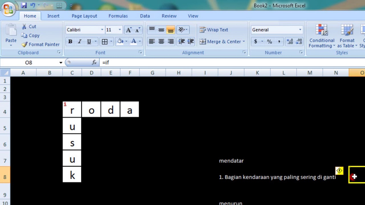 Bikin games TTS di EXCEL - YouTube